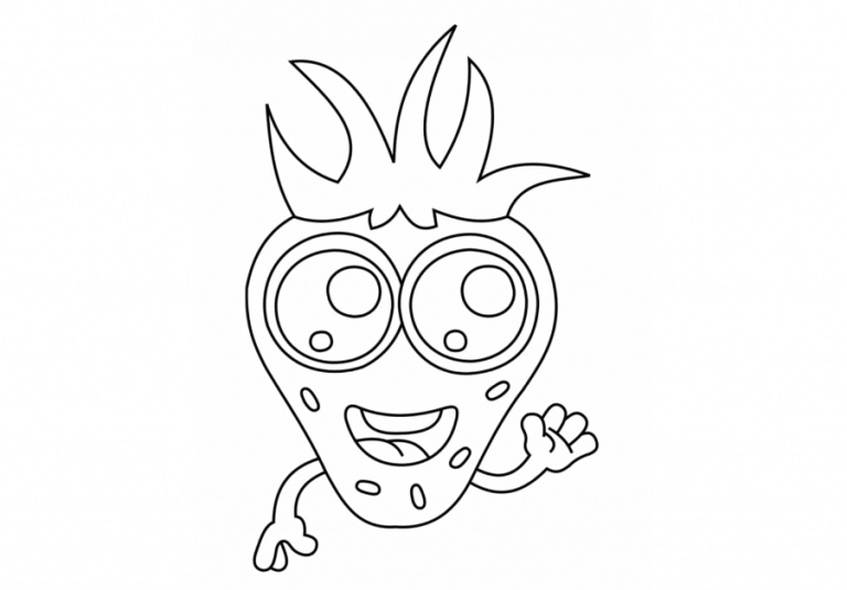 Los Mejores Dibujos De Fresas Para Colorear ☀️ Todo Para Colorear
